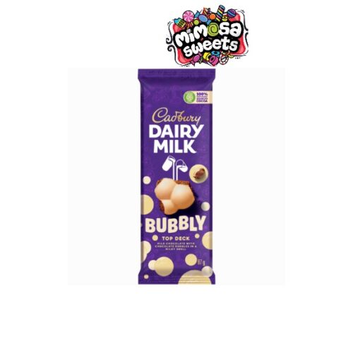 Cadbury Dairy Milk Bubbly Top Deck Slab 87gx24 - MIMOSA SWEETS